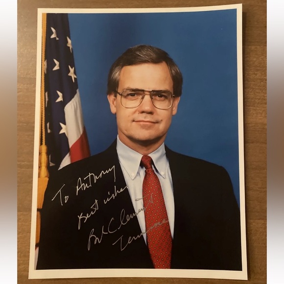 Source Unknown | Wall Decor | Bob Clement Signed Photo Color 7x9 | Poshmark